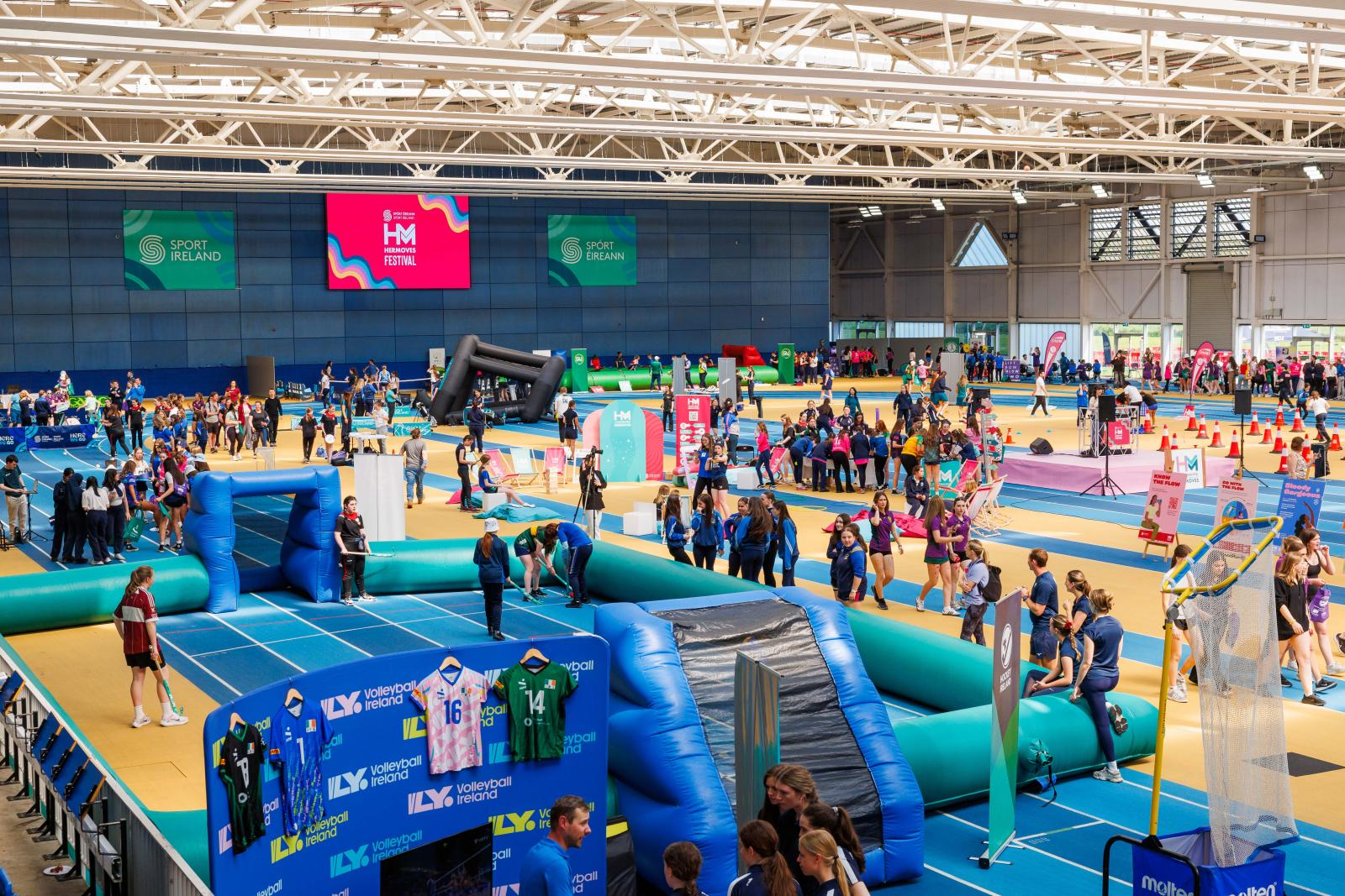 Thousands of teen girls celebrate fun, freedom and movement at Her Moves Festival | Sport Ireland